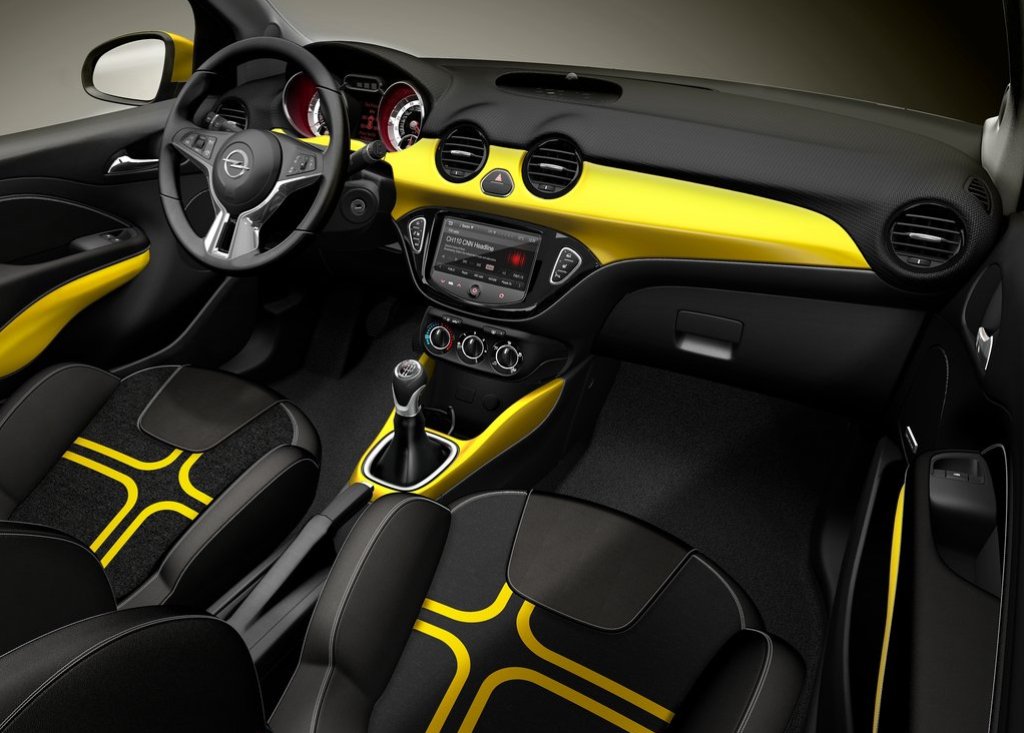 Interieur pakket Opel Adam Sunny Yellow - GM Tuningparts